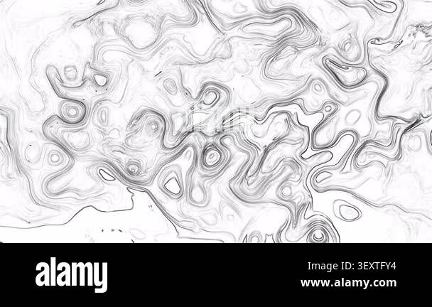 A black and white paint surface emphasizing texture and form through ...