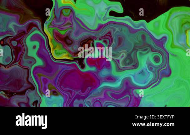 Flowing layers of color create a textured surface with depth and motion ...