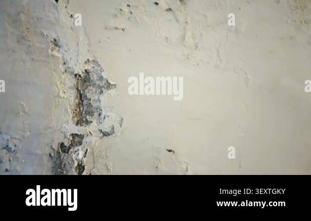 grunge wall with cracks, texture background video, wall banner Stock ...