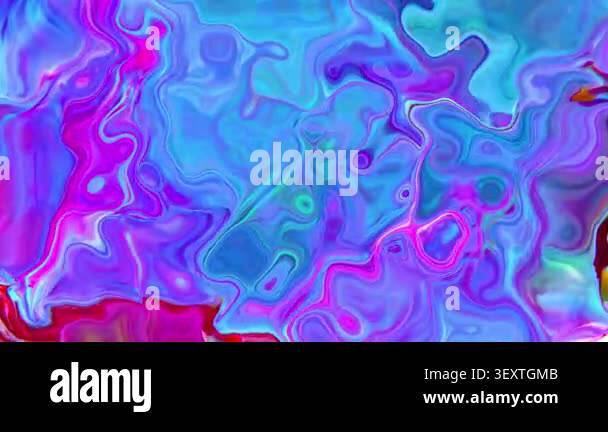 This paint texture showcases layered color interaction and smooth ...