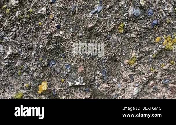 grunge wall with cracks, texture background video, wall banner Stock ...