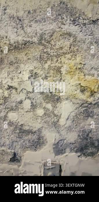 grunge wall with cracks, texture background video, wall banner Stock ...