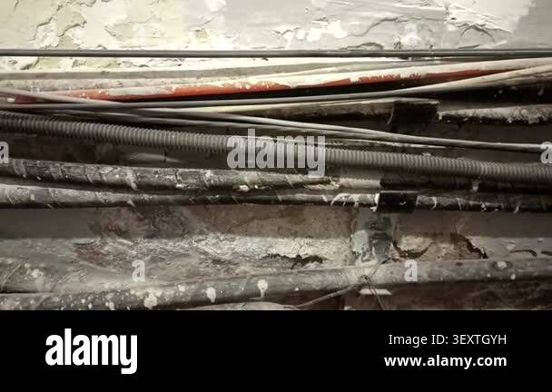close up of ahigh voltage cables Stock Video Footage - Alamy