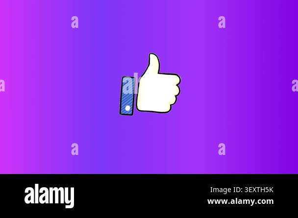 notification icon on gradient background, animated notification icon ...