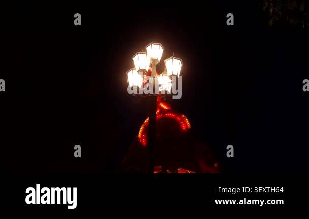 led lights in the dark, lights on dark background Stock Video Footage ...