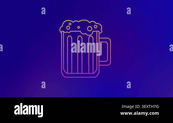 abstract neon background with glowing light and dynamic motion Stock ...