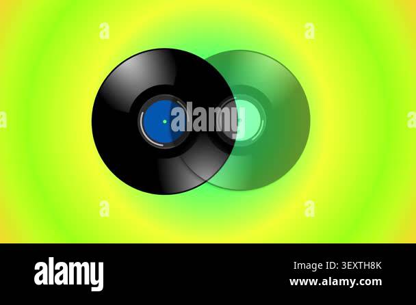 music visualizer on gradient abstract background, visualizer video ...