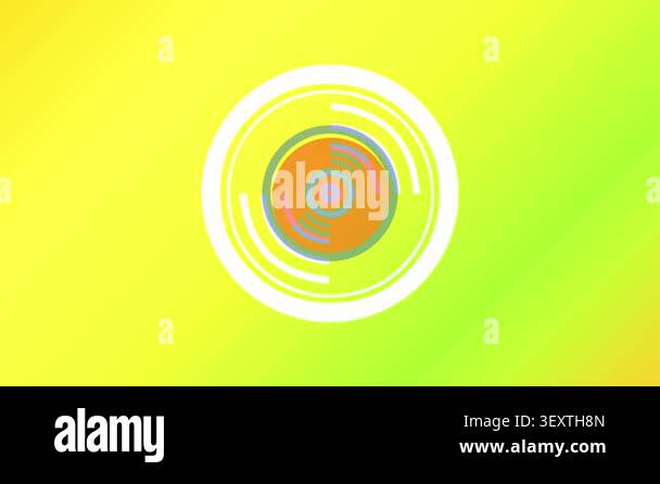 music visualizer on gradient abstract background, visualizer video ...