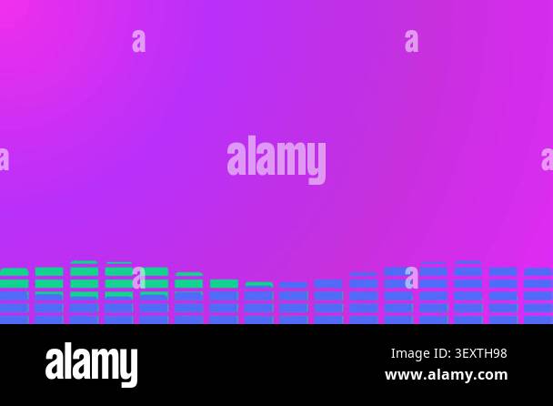 music visualizer on gradient abstract background, visualizer video ...