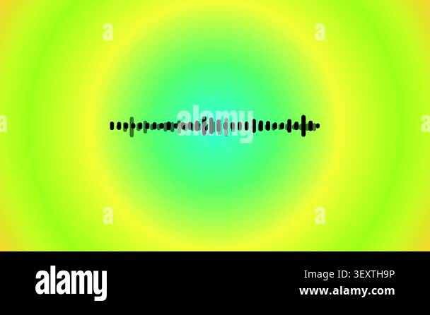 music visualizer on gradient abstract background, visualizer video ...