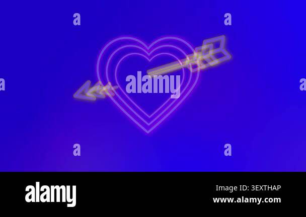 abstract neon background with glowing light and dynamic motion Stock ...