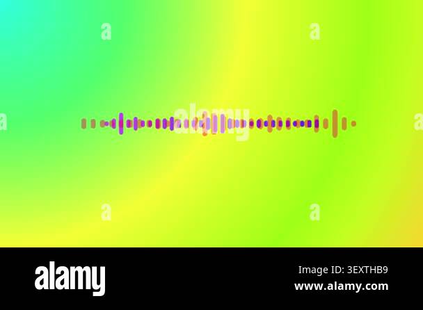 music visualizer on gradient abstract background, visualizer video ...