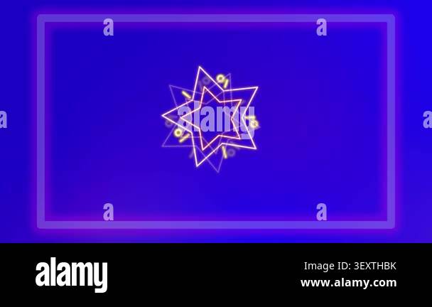 abstract neon background with glowing light and dynamic motion Stock ...