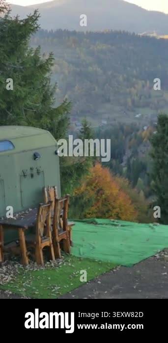 autumn landscape with colorful trees Stock Video Footage - Alamy