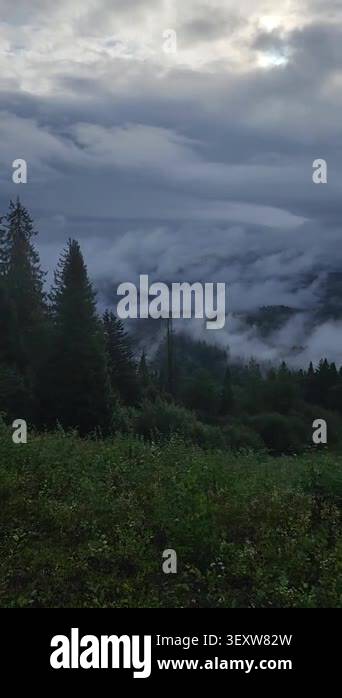 beautiful landscape with a mountain in the mountains Stock Video ...