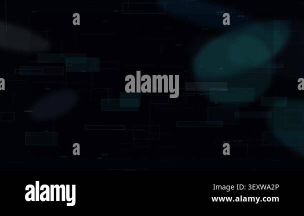 Futuristic Blue HUD Data Interface Background Stock Video Footage - Alamy