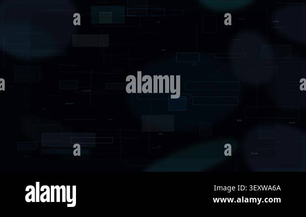 Futuristic Blue HUD Data Interface Background Stock Video Footage - Alamy