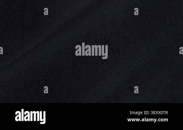 Italian Deep Black Solid Wool Suiting Fabric cascading in sleek ...
