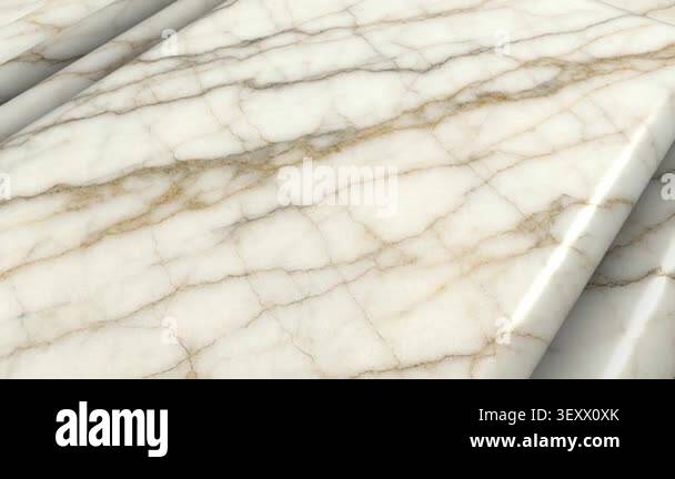 Radiant Calacatta Luccicoso Marble Tiles Rotating Endlessly with ...