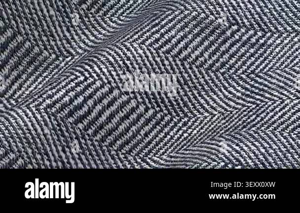 Luxury Italian Blue Denim Herringbone Silk Linen Cotton Fabric shifting ...
