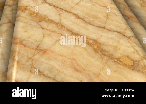 Warm Breccia Aurora Marble Tiles Rotating in Endless Motion Revealing ...