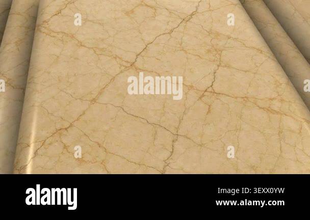 Timeless Botticino Classico Marble Tiles in Endless Circular Rotation ...