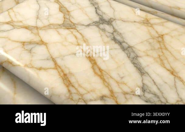 Sophisticated Calacatta Vagli Marble Tiles Rotating Smoothly Revealing ...