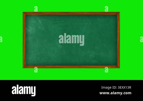 Animated Green Board on a Green Background with Copy Space, Perfect for ...