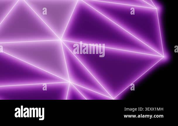 Seamlessly looping animation. A 3d rendering of an abstract geometric ...