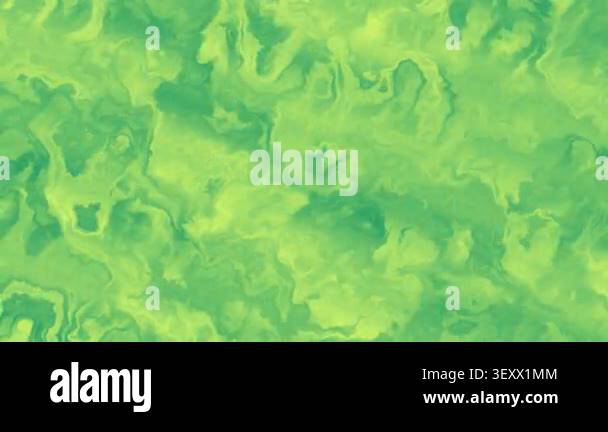Abstract fluid art with green and yellow swirling patterns. Seamlessly ...
