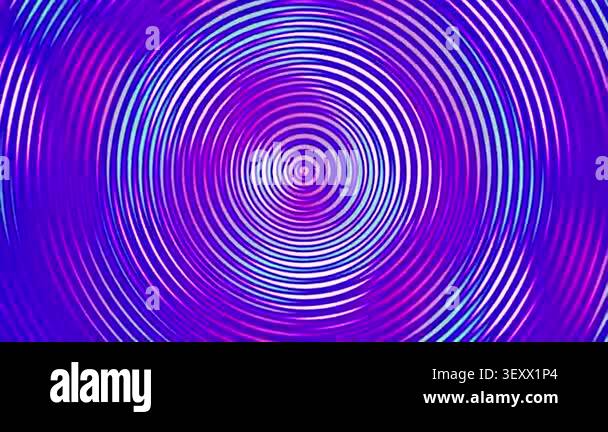 A mesmerizing and seamlessly looping animation featuring bright neon ...