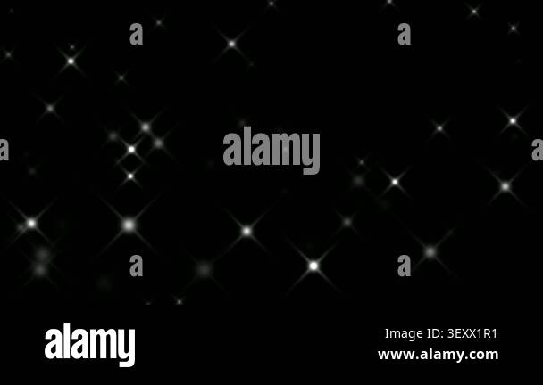 Seamlessly looping animation featuring a bright glowing star sparkle ...