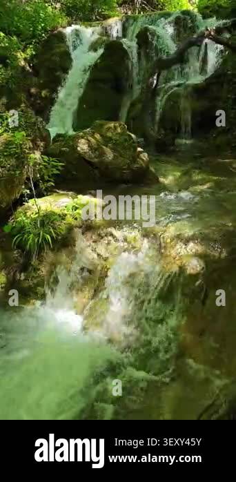 Bachkovo waterfalls cascade in Rhodopes Mountain, Plovdiv region ...
