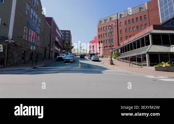 Canada Halifax, 1st September 2025: Slow motion footage looking along ...