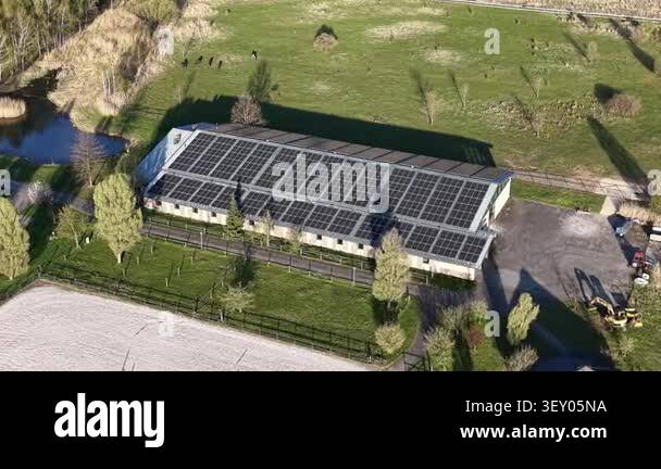 Converting sunlight into electricity with advanced technology Stock ...