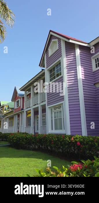 SAMANA, DOMINICAN REPUBLIC, MAY 30, 2026: Colorful Victorian style ...