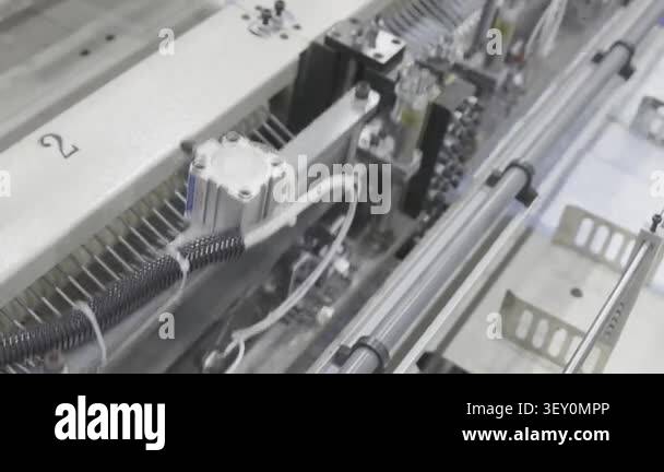 Industry machine working, Plastic bag shopping bag production machine ...