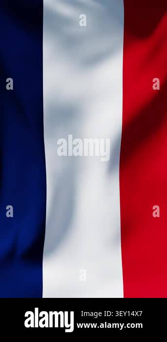 france national flag waving in the wind Stock Video Footage - Alamy