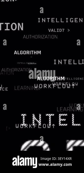Video overlay template monochrome digital background featuring floating ...