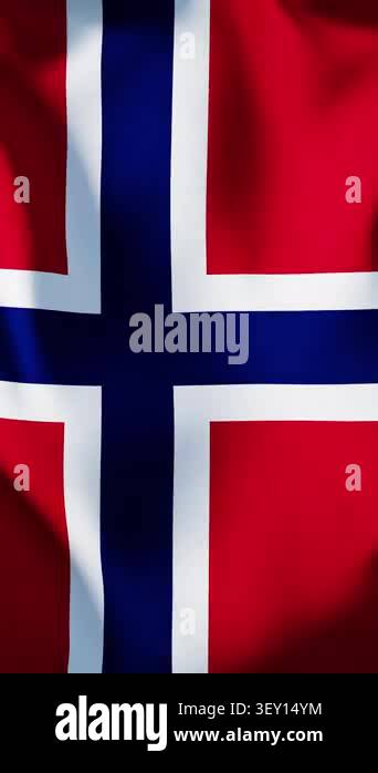 norway national flag background Stock Video Footage - Alamy