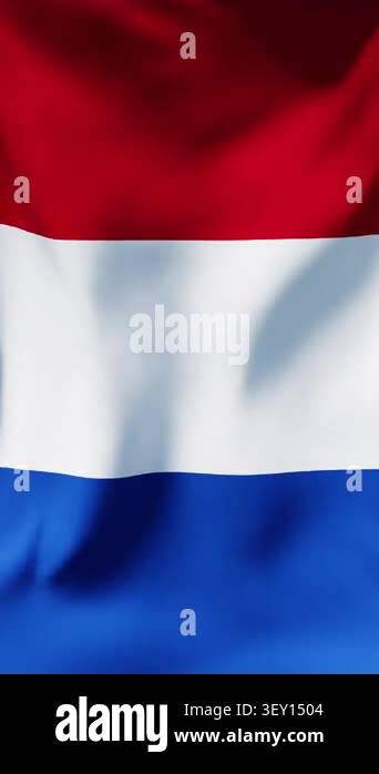 waving flag of netherlands Stock Video Footage - Alamy