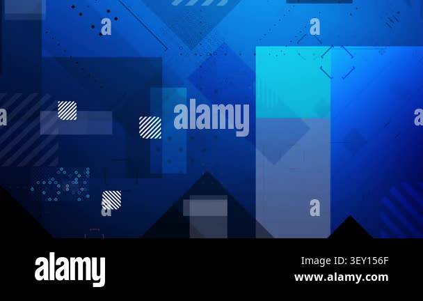 4K UHD high-speed basic geometric overlay animation featuring clean ...
