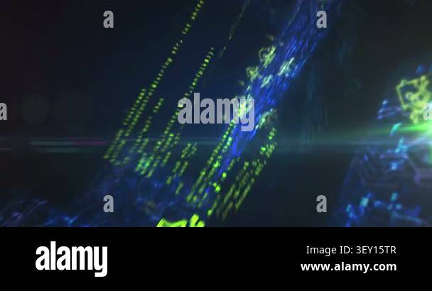 Remote work freelancer symbol abstract cyber concept. Digital ...