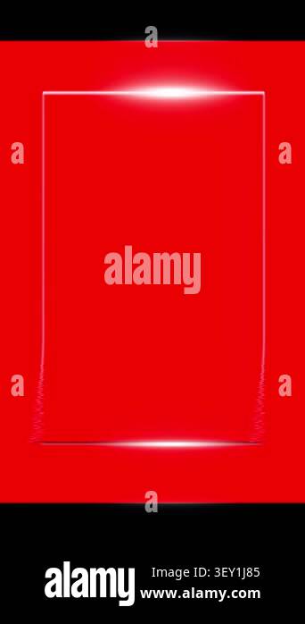 Vertical red empty frame with a glow for mobile app interfaces ,sale ...