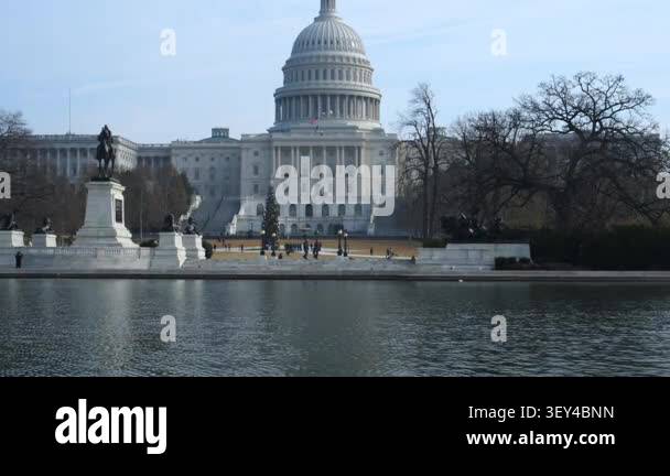Washington, District of Columbia: In the background is the United ...