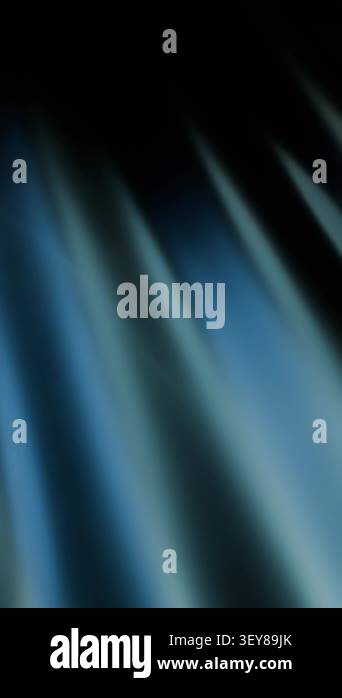 Blue Light Waves Abstract Loop Vertical Background: Ethereal Motion and ...