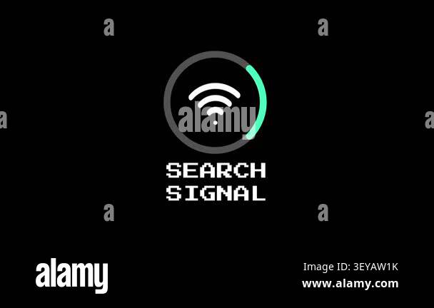 A muted animated icon showing a gray desaturated wifi ring symbol above ...