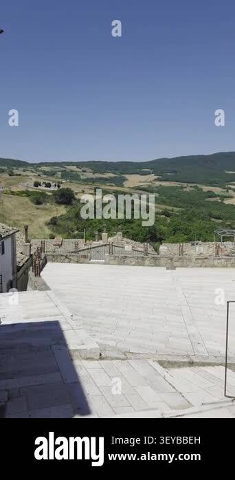 Old houses in Motta Montecorvino, a rural village overlooking the hills ...
