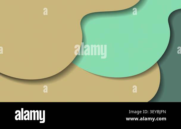 Abstract Layered Wavy Shapes Pattern 4K Stock Video Footage - Alamy