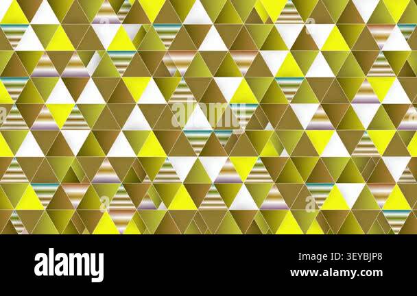 Geometric Yellow and Olive Triangle Pattern 4K Stock Video Footage - Alamy